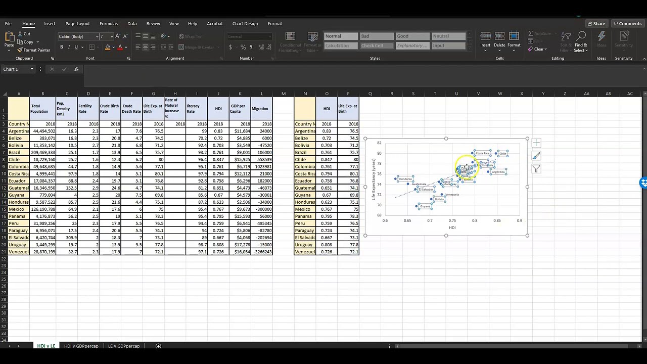 How To Add Labels To Scatterplot In Excel Youtube