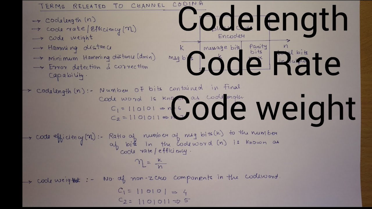 Code Rate Definition At Michael Dittmer Blog