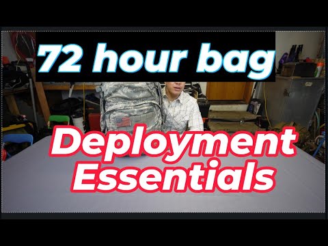 Deployments 72 Hour Pack Essentials Youtube