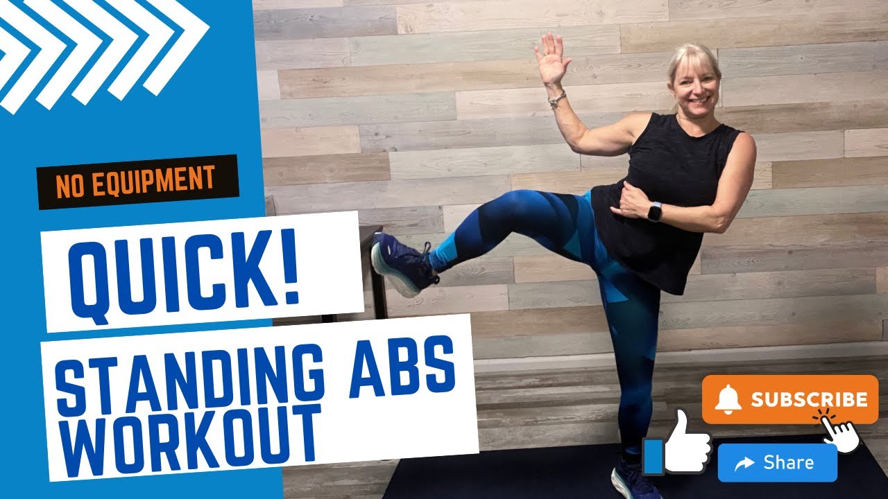 Easy Standing Abs Workout You Can Do Anywhere Youtube