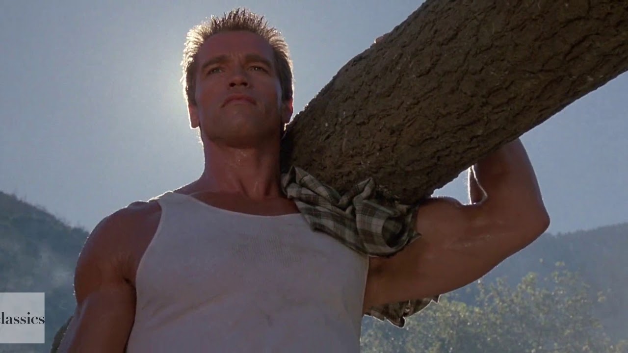 Arnold Schwarzenegger Commando 1985 Intro Scene Youtube