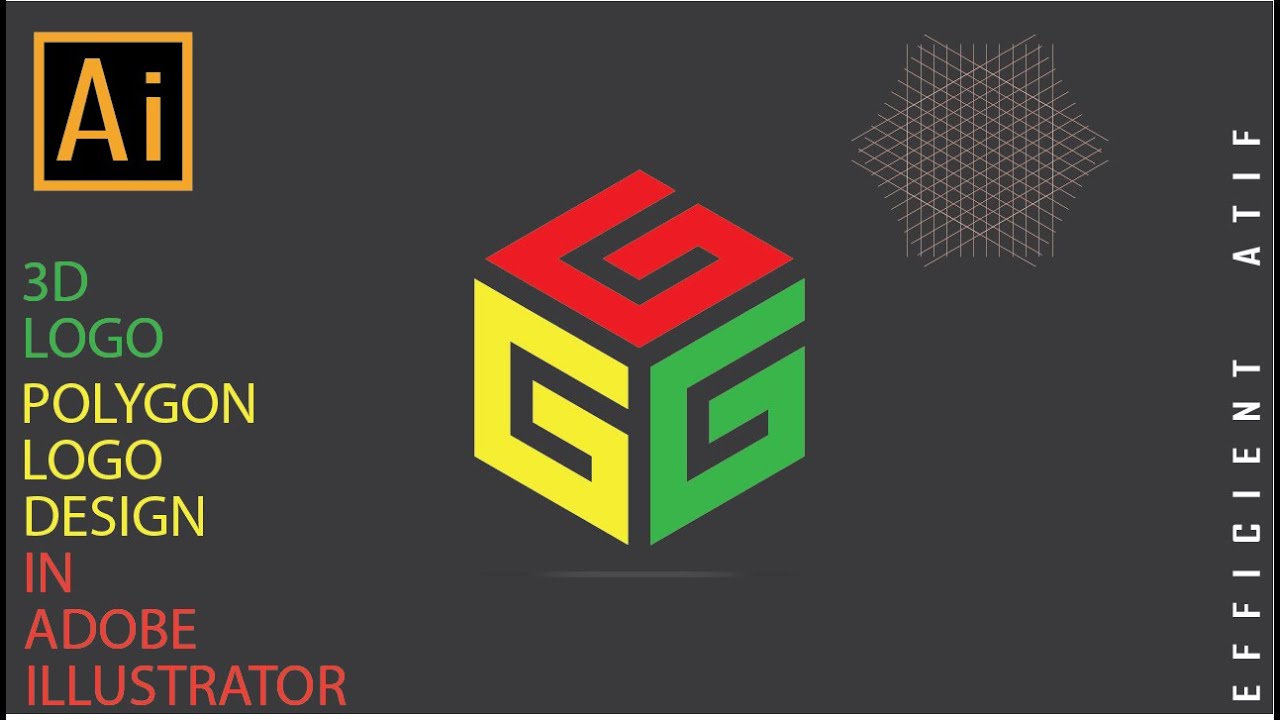 How To Draw Any Letter Logo In Polygon Adobe Illustrator Tutorials