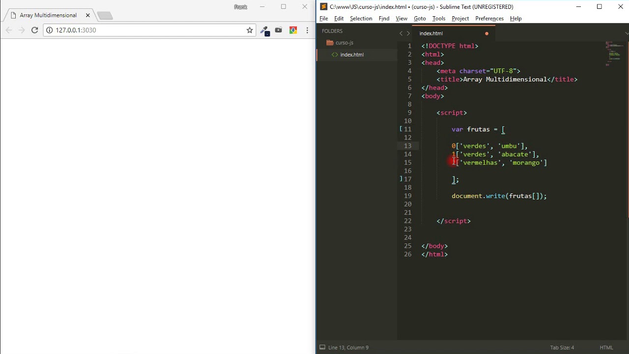 Javascript Array Multidimensional Youtube