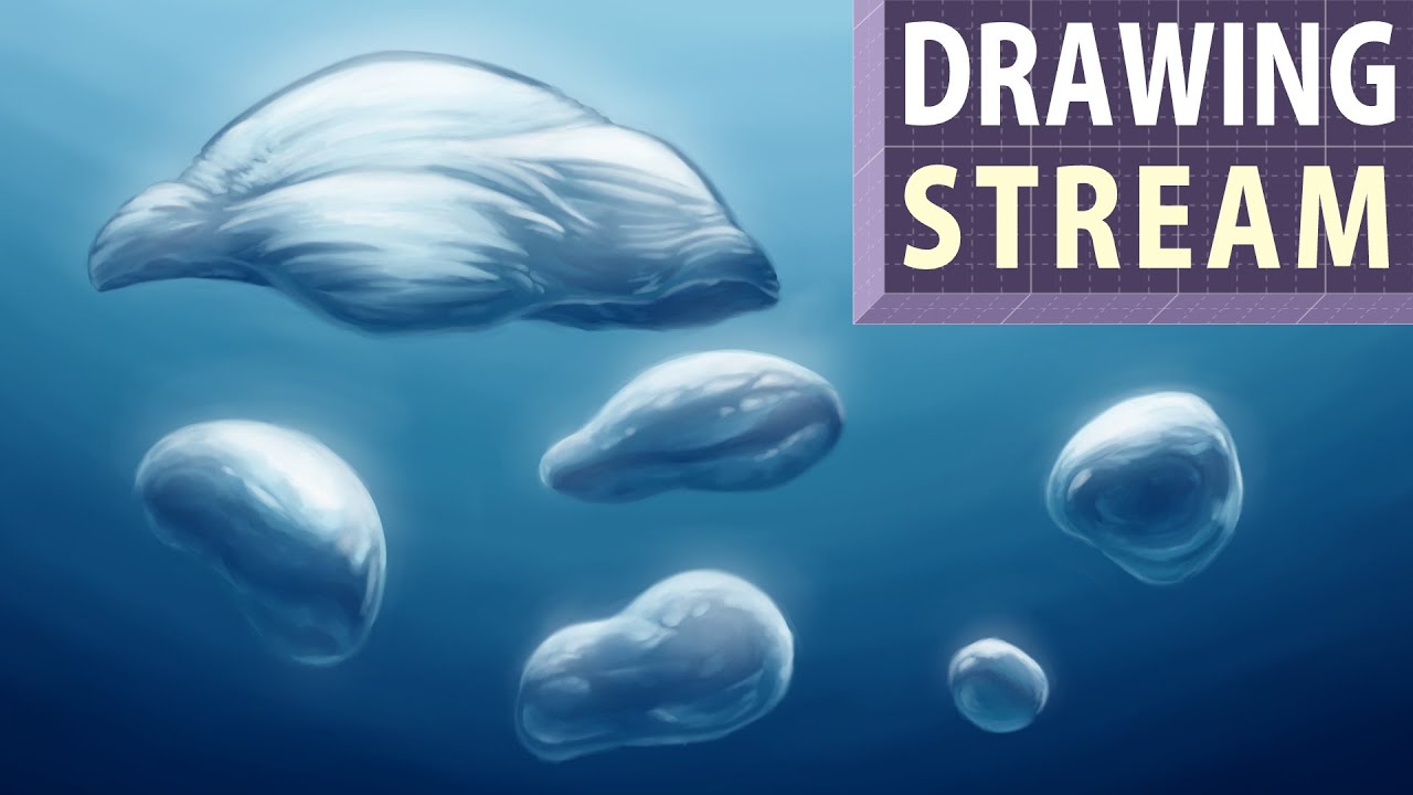 Making Some Underwater Bubble Drawings For The Upcoming Tutorial