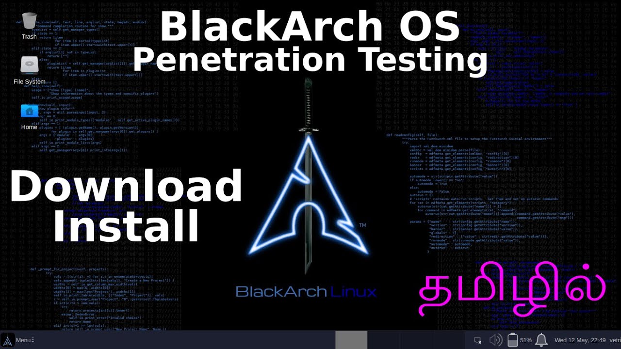 Blackarch Slim Os Hacking Os Download Install Youtube