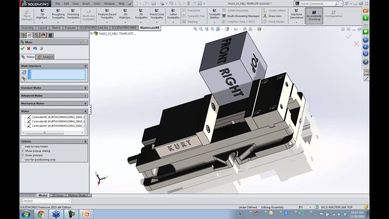 Optimizing Mastercam For Solidworks X8 Youtube