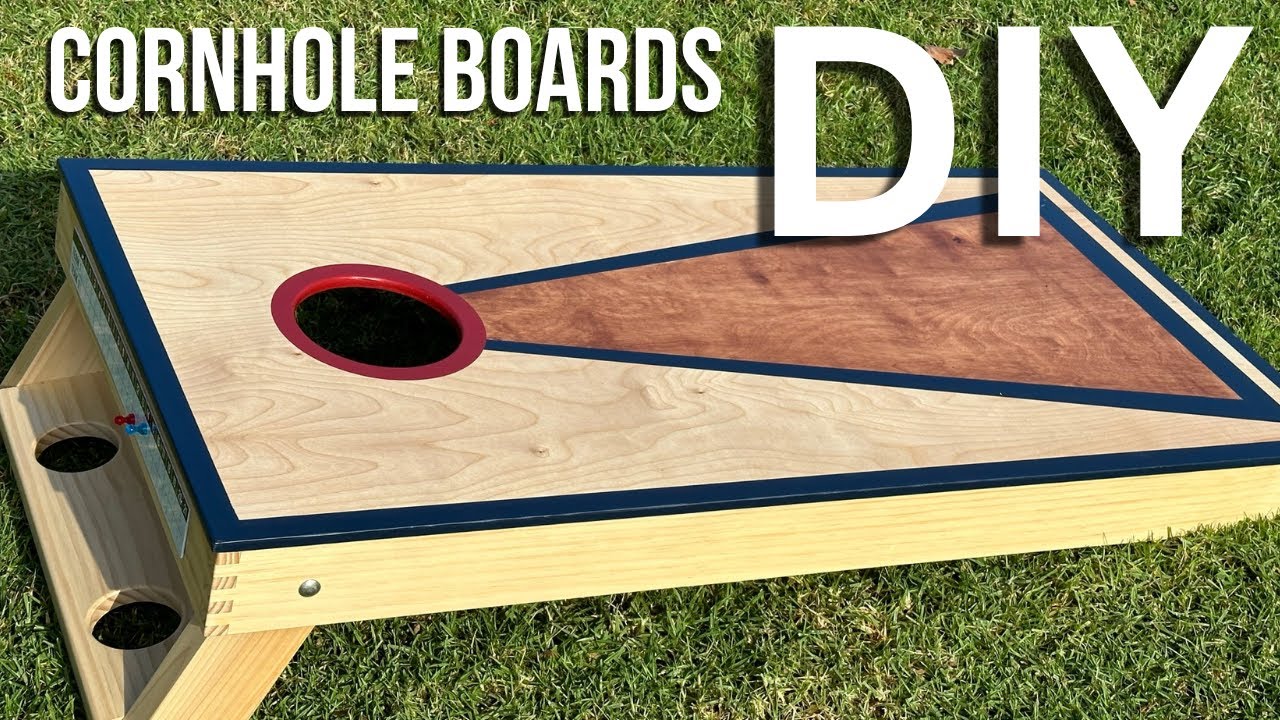 How To Make Cornhole Boards Youtube