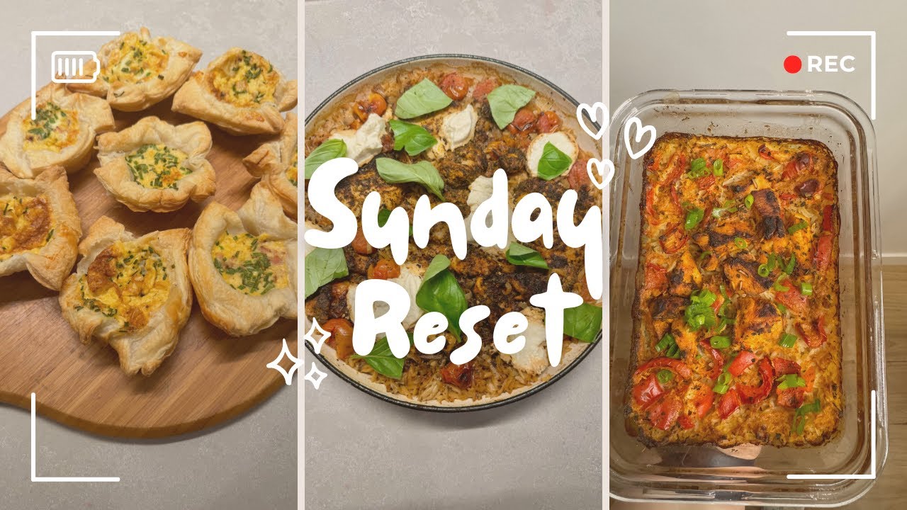 Sunday Reset Weekly Meal Planning And Prep Youtube