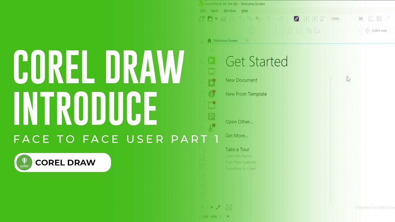 Introduce Basic Coreldraw Part 1 Youtube