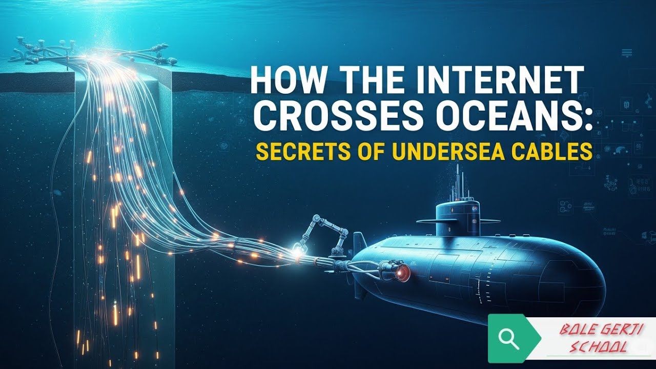 How The Internet Crosses Oceans Secrets Of Undersea Cables Youtube
