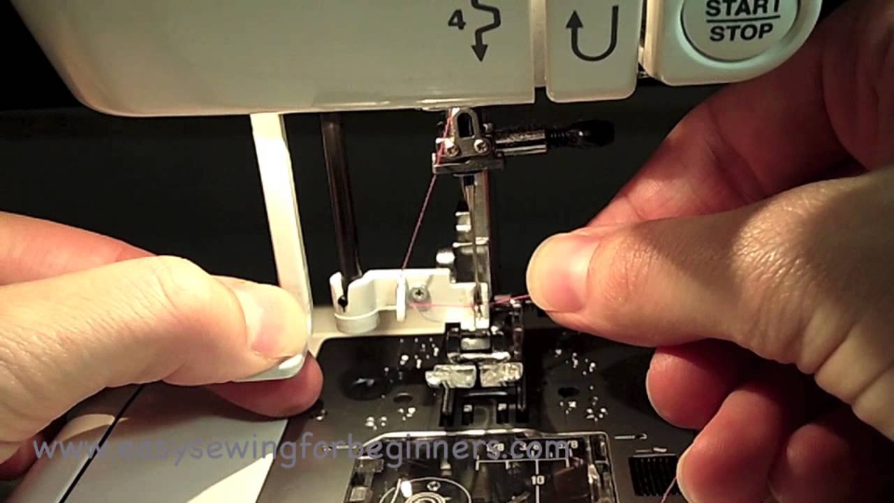 How To Thread A Janome Sewing Machine Youtube
