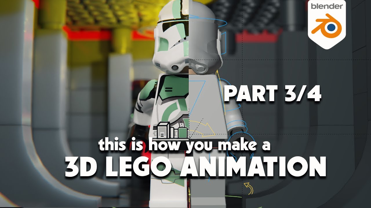 Part 3 Animation How To Make A Lego Animation In Blender 2023