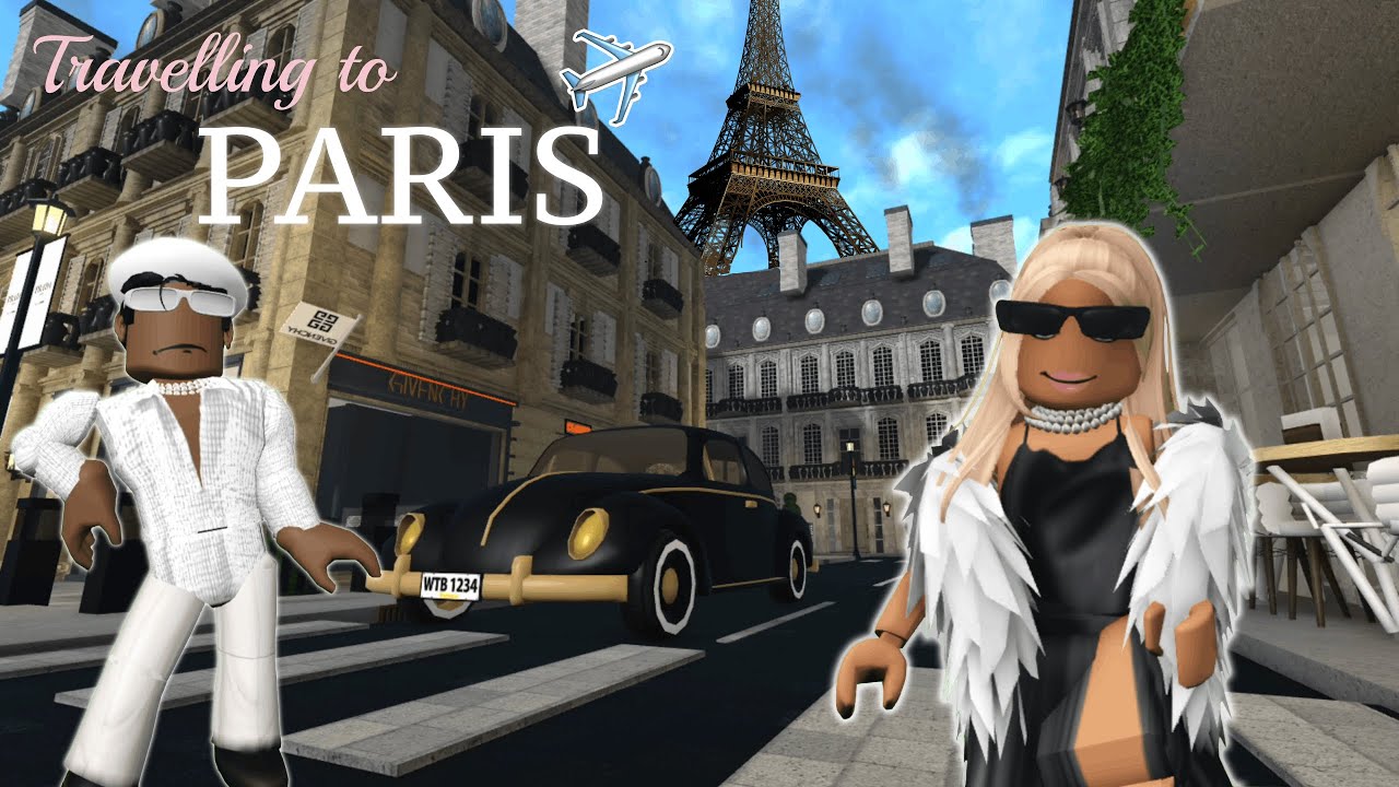 Going To Paris In Bloxburg Youtube