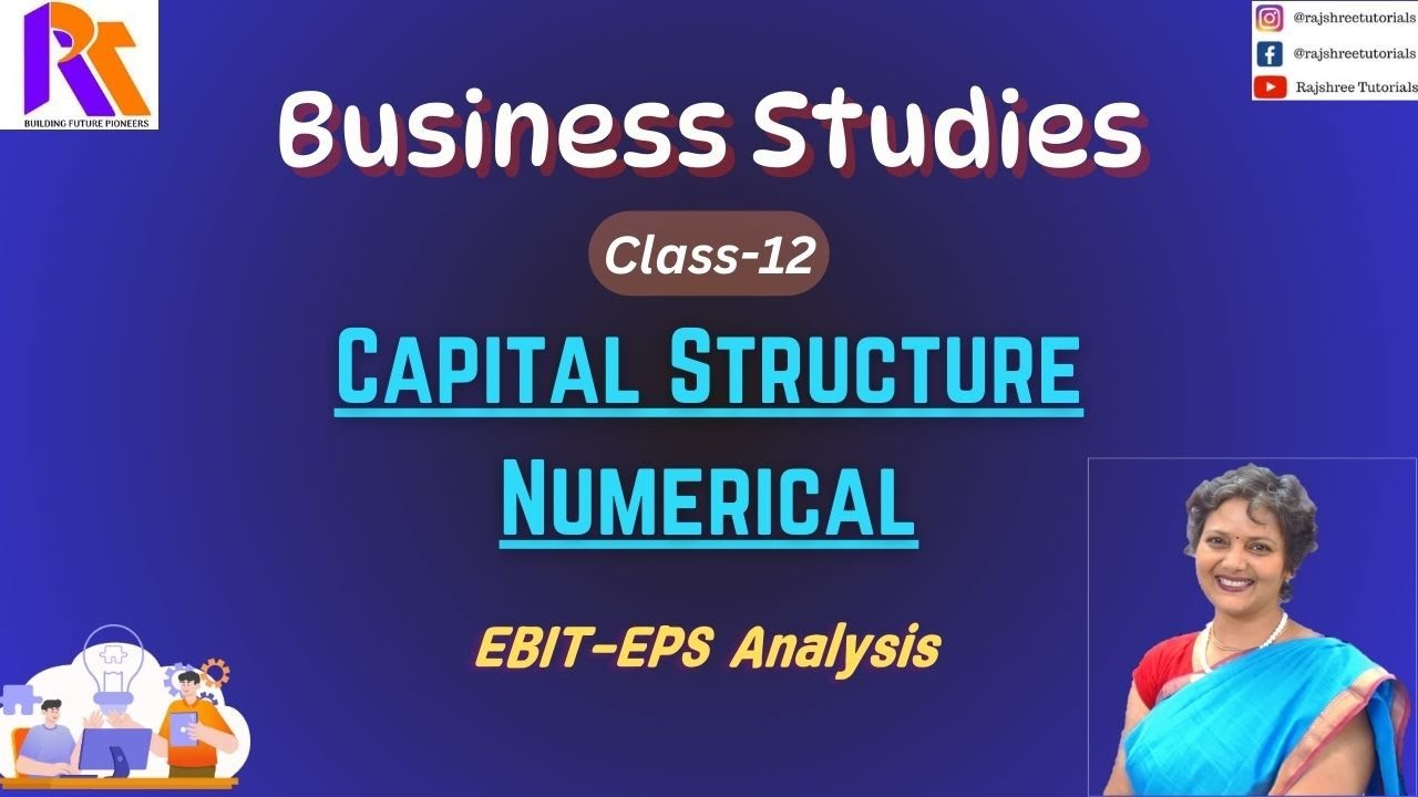 Capital Structure Numerical Ebit Eps Analysis Class 12 Cbse