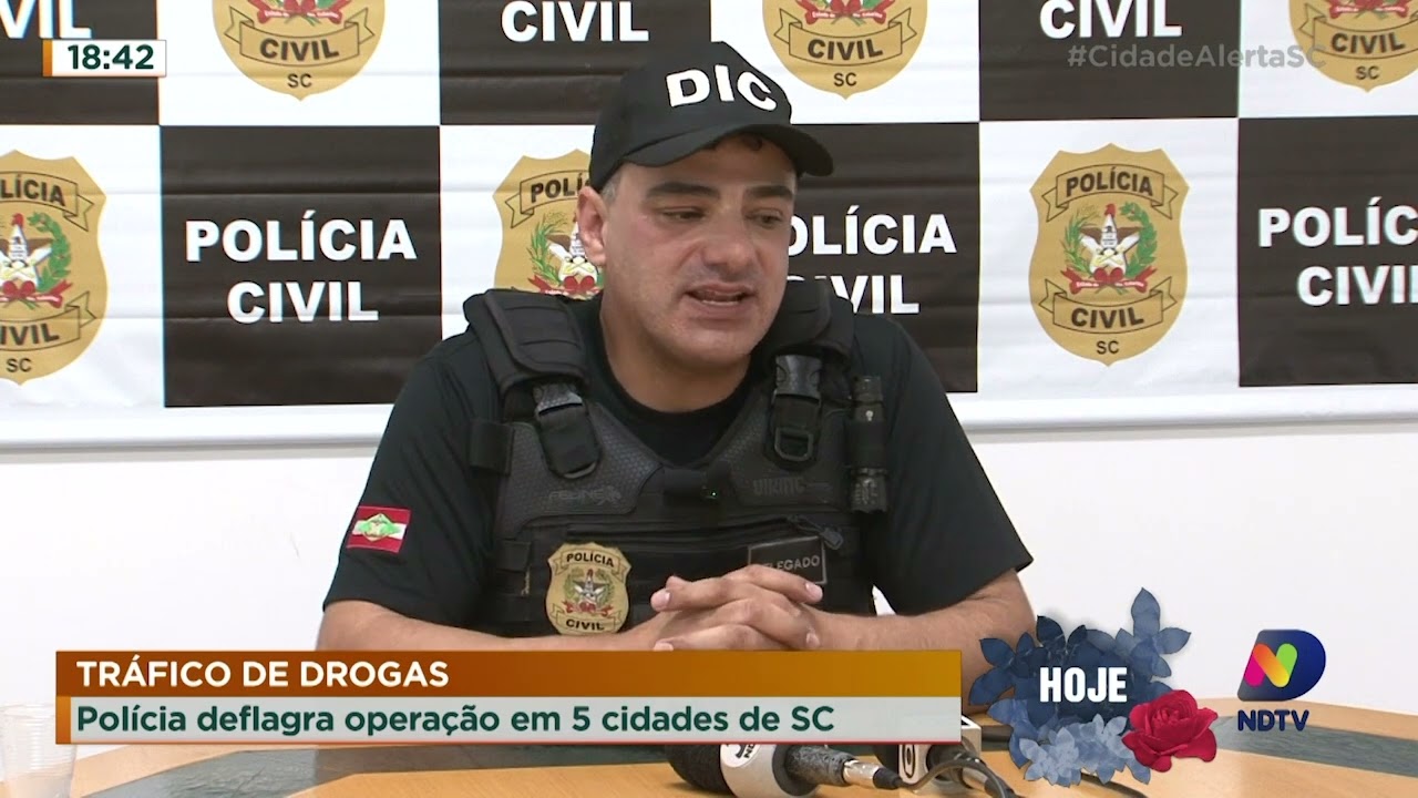 Polícia Civil Realiza Operação Contra O Tráfico De Drogas Em Cidades De Sc