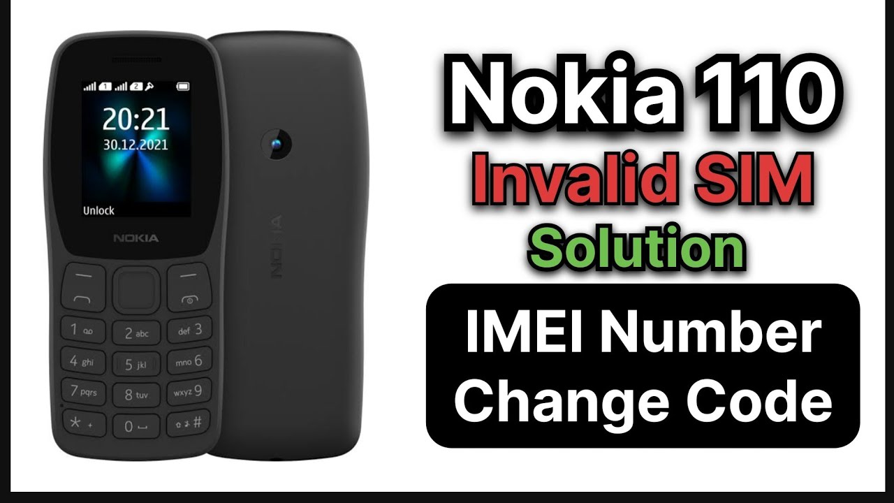 Nokia 110 Imei Change Code Youtube