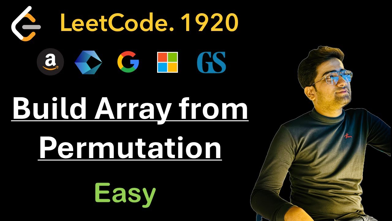 Build Array From Permutation Leetcode 1920 Dsa Until I Get Placed