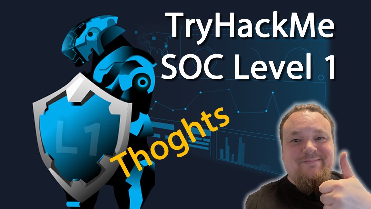 Tryhackme New Learning Path Blue Team Soc Level 1 Thoughts