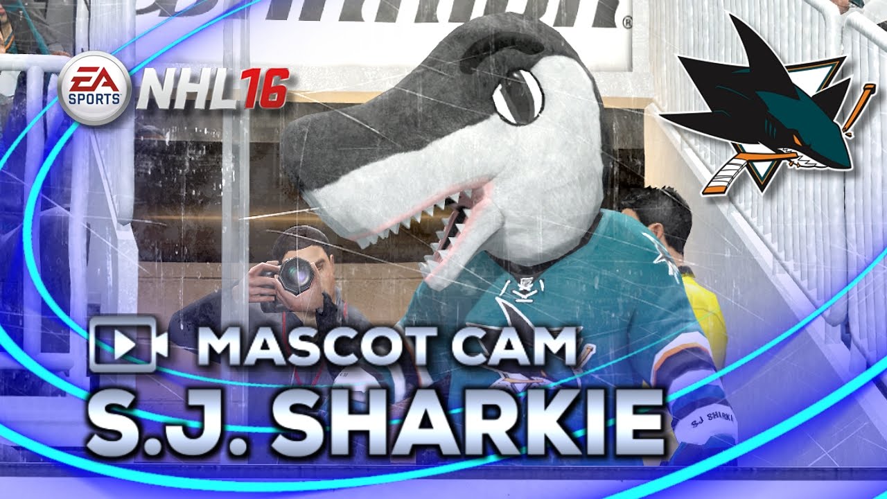 Nhl 16 Mascot Cam Sj Sharkie San Jose Sharks Youtube