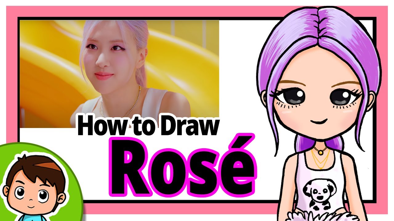 How To Draw Rose Blackpink Blackpink Rose Drawing Fpyk