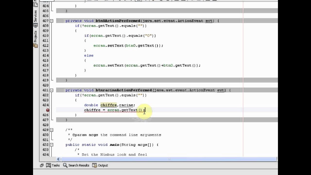 Calculatrice En Java Darija Youtube