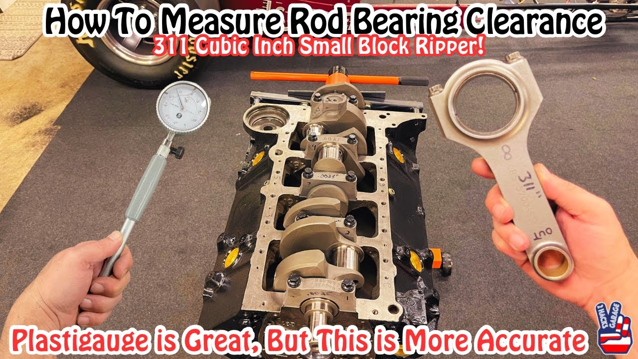How To Measure Connecting Rod Bearing Clearance Howto Youtube