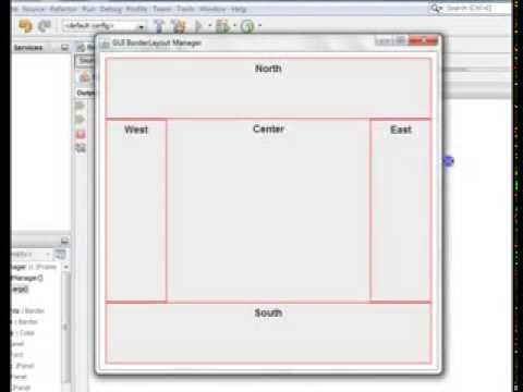 Java Gui Border Layout Manager Youtube