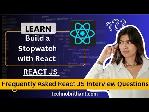 Build A Stopwatch With React Js Youtube
