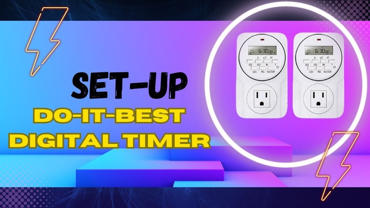 Digital Timer Setting Youtube
