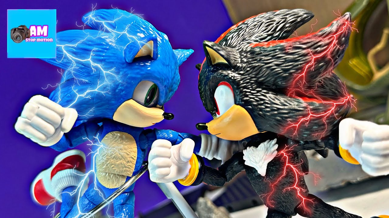 Sonic Vs Shadow Short Stop Motion New Years Special Youtube