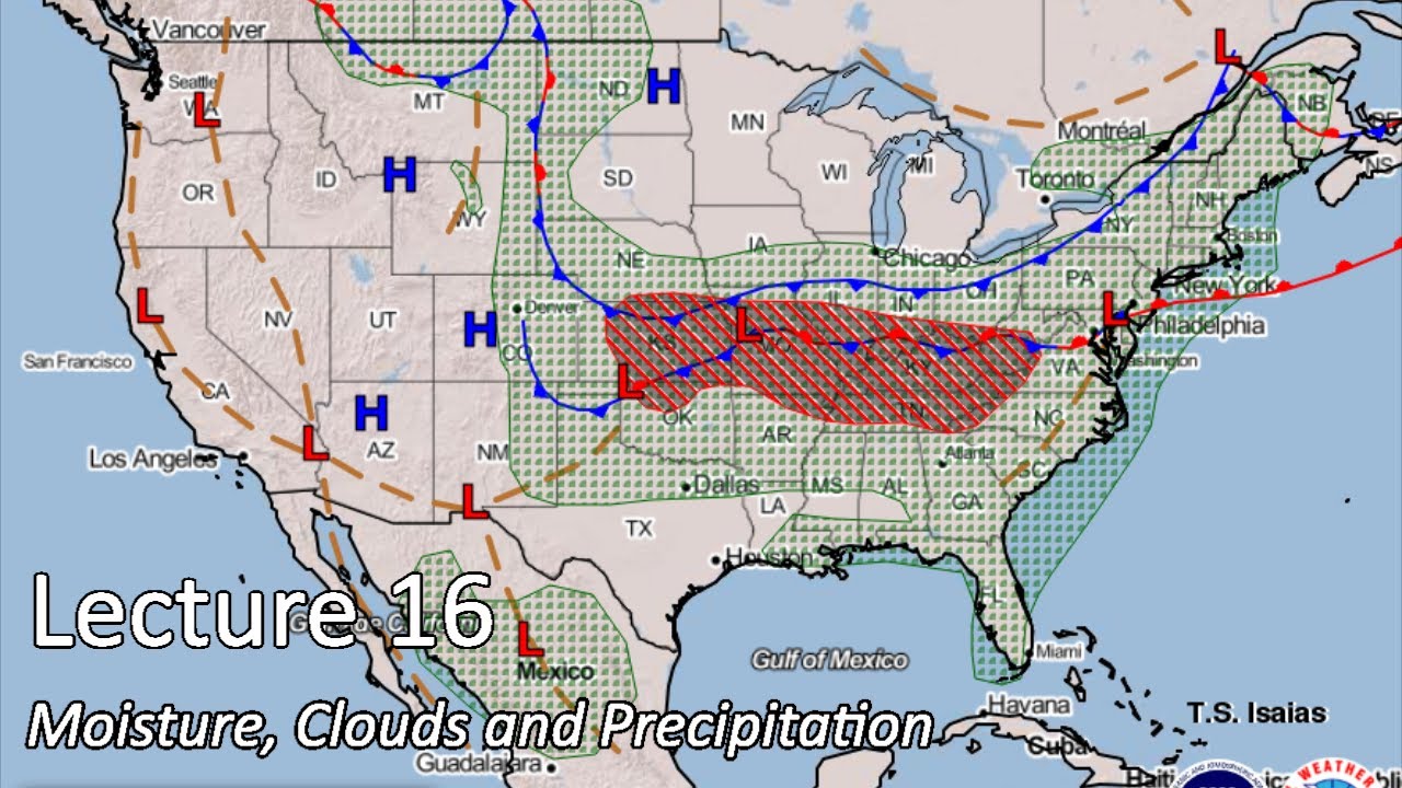 Lecture 16 Moisture Clouds And Precipitation Youtube