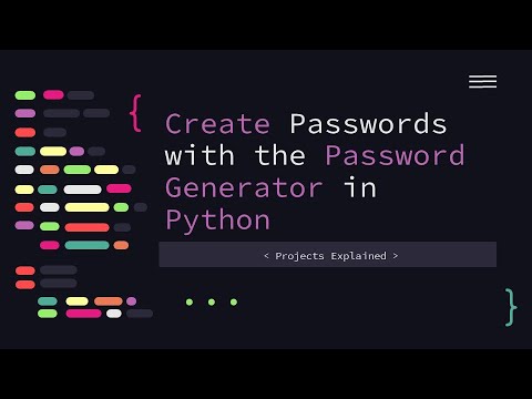 Password Generator In Python Python Projects Projects Explained