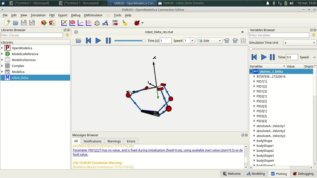Robotics And Openmodelica Youtube