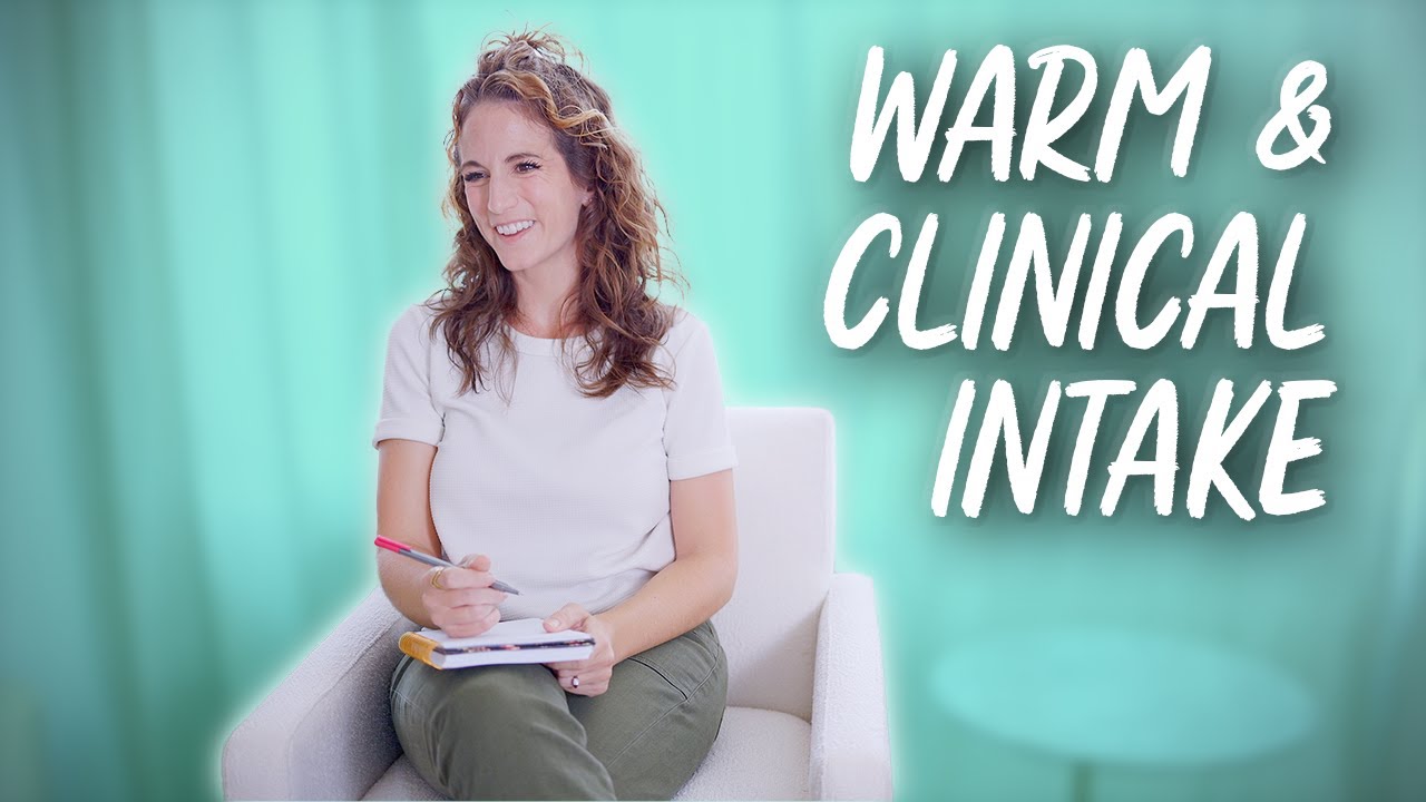 How To Make Your Initial Therapy Assessment More Conversational Youtube