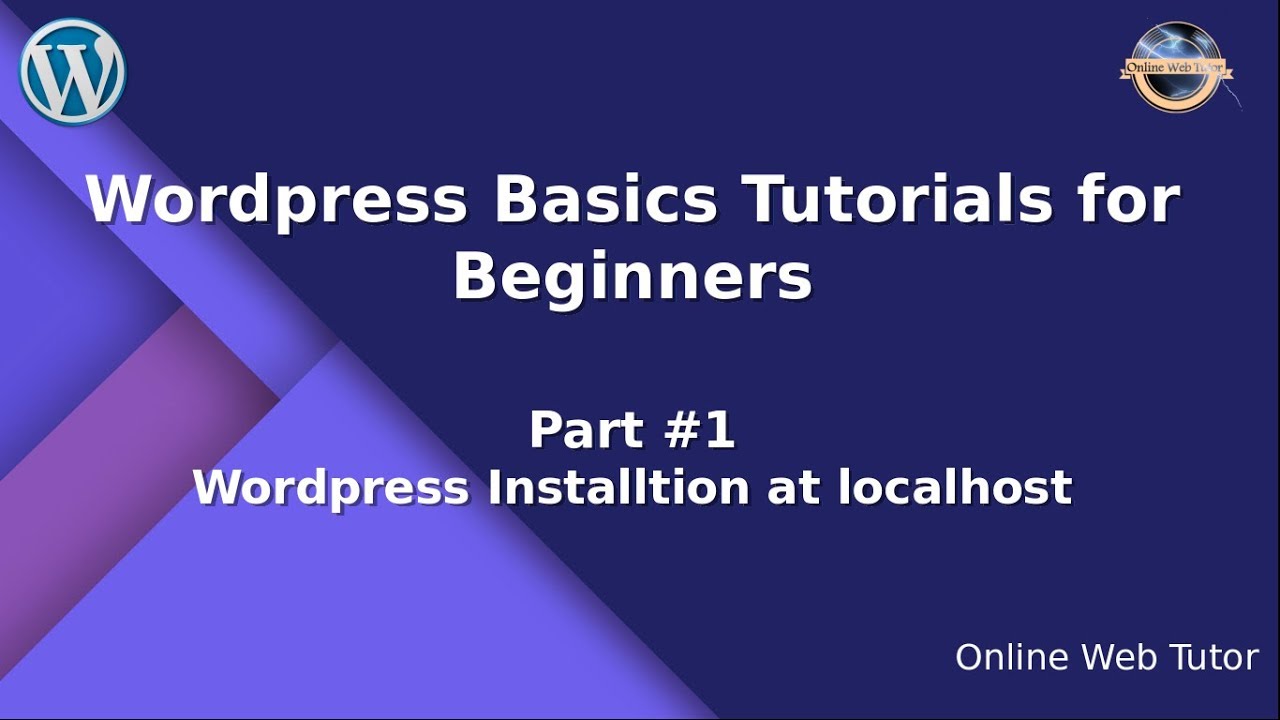 Learn Wordpress Basics Tutorial For Beginners Part 1 Wordpress