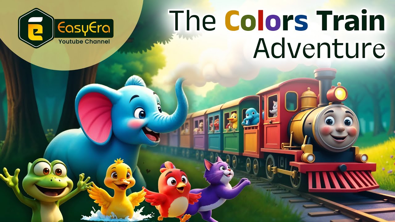 The Colors Train Adventure Easyera Youtube Channel Youtube