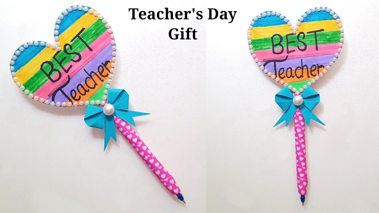 Diy Teacher S Day Gift Idea 2023 Handmade Pen Gift For Best