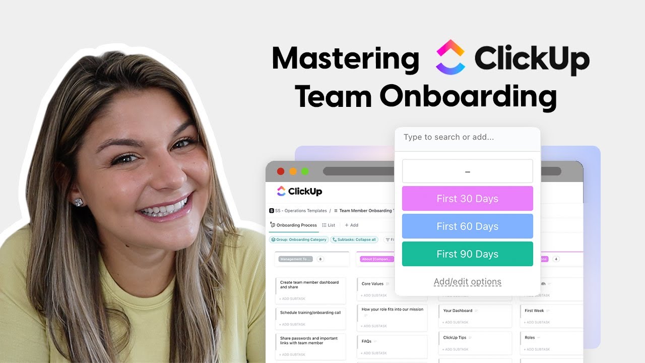 4 Steps To Master Clickup Team Onboarding Youtube