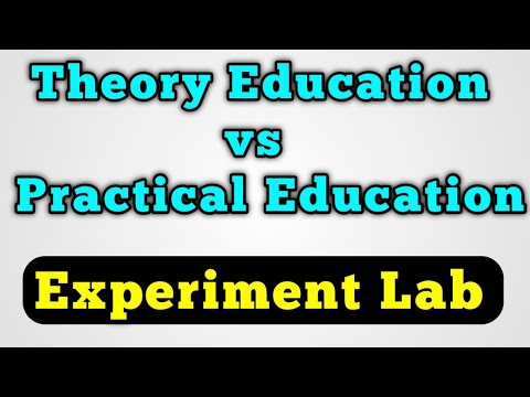 Experiment Lab Theory Education Vs Practical Education Experiment