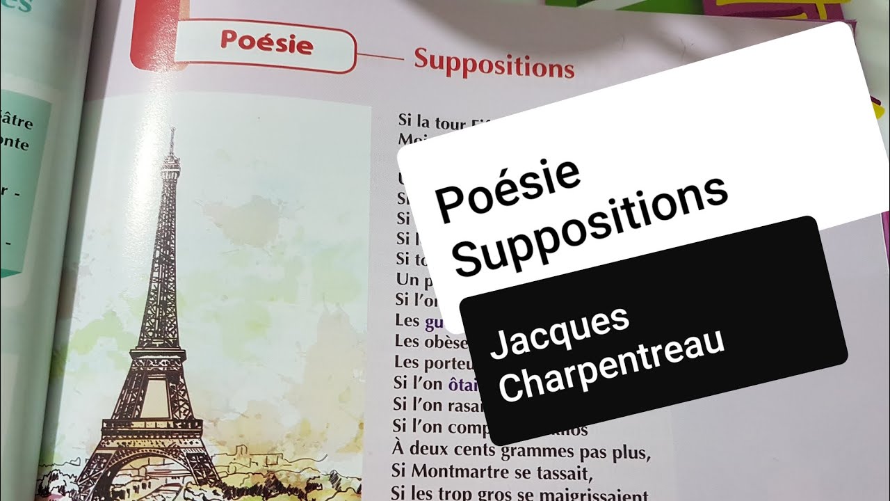 Poésie Suppositions Jacques Charpentreau P 33 Le Trésor Des Mots 6e