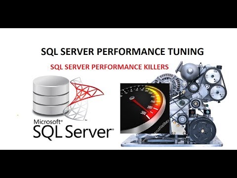 Performance Killers In Sql Server Sql Server Performance Tuning Part