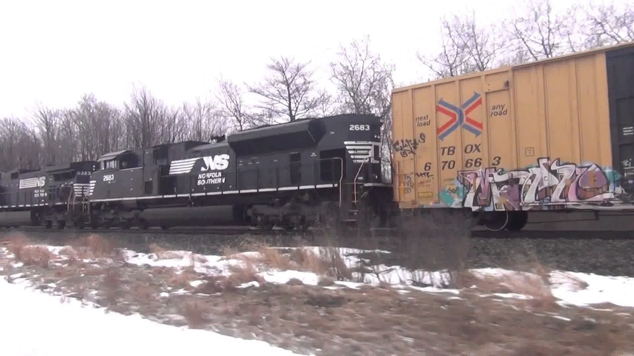 Chasing Norfolk Southern Freight Train Youtube