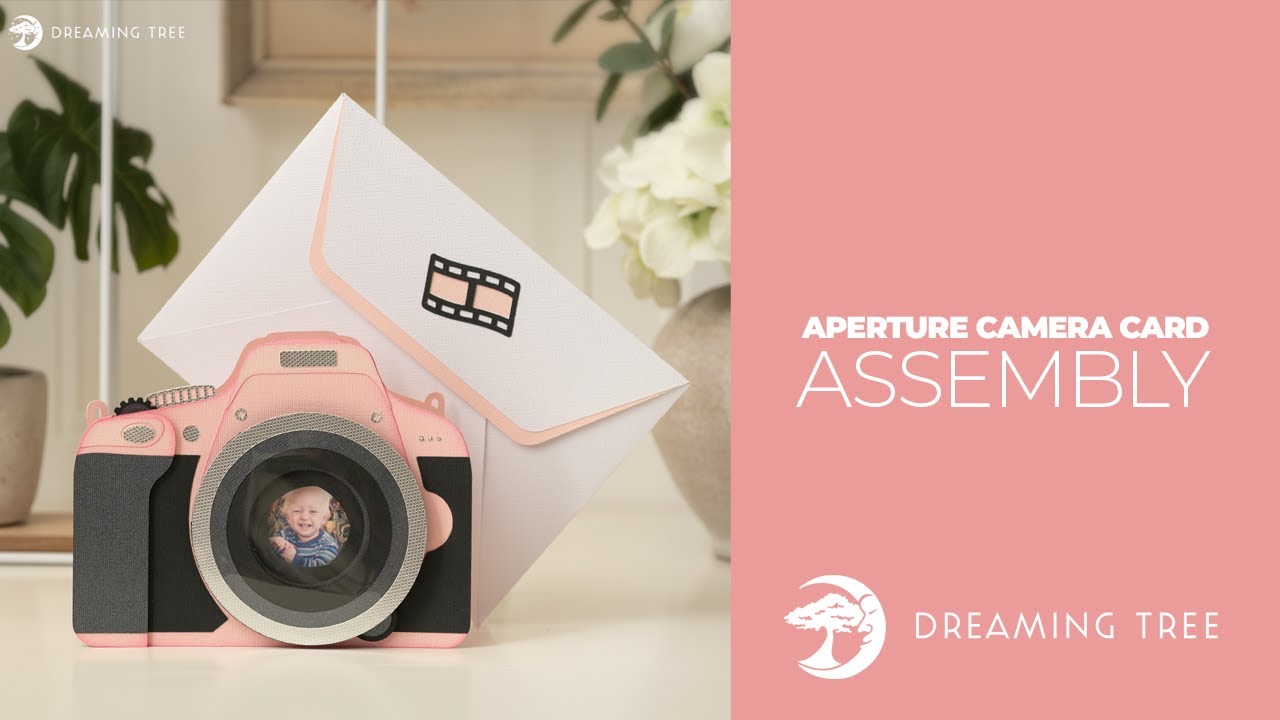 Svg File Aperture Camera Card Assembly Tutorial Youtube
