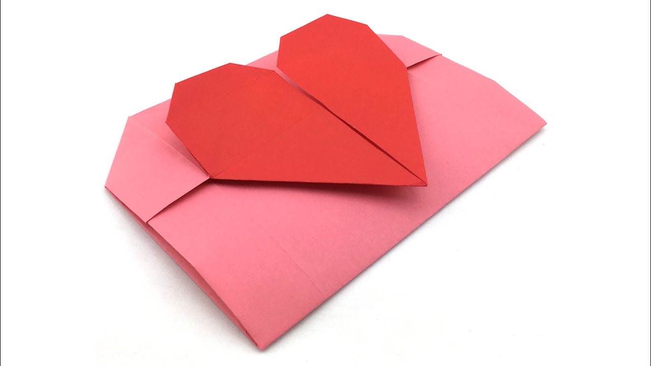 Heart Origami Envelope Tutorial Hyo Ahn Youtube