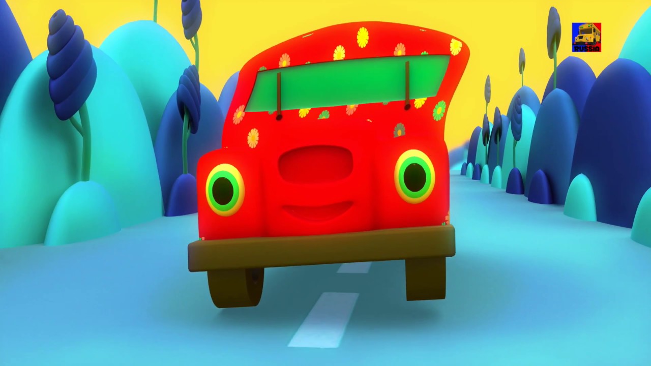 колеса на автобусе песня для детей Wheels On The Bus Rhyme For