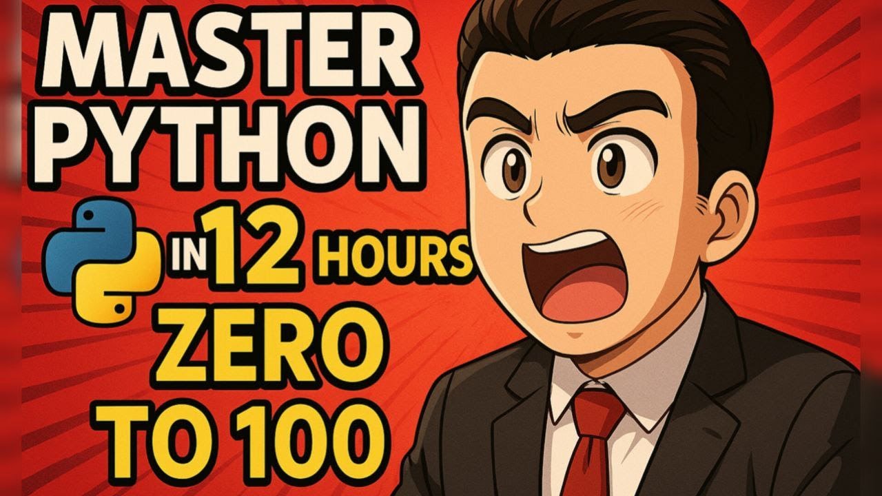 Master Python In 12 Hours Youtube