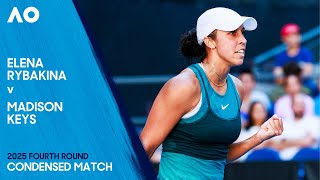 Elena Rybakina V Madison Keys Condensed Match Australian Open 2025 ...