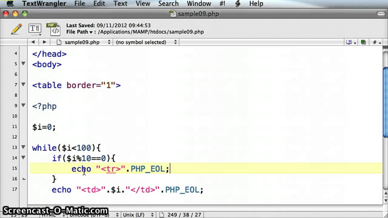 Using Modulus In A For Loop In Php Holfworx