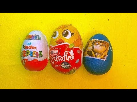 Opening Kinder Eggs Surprise Youtube