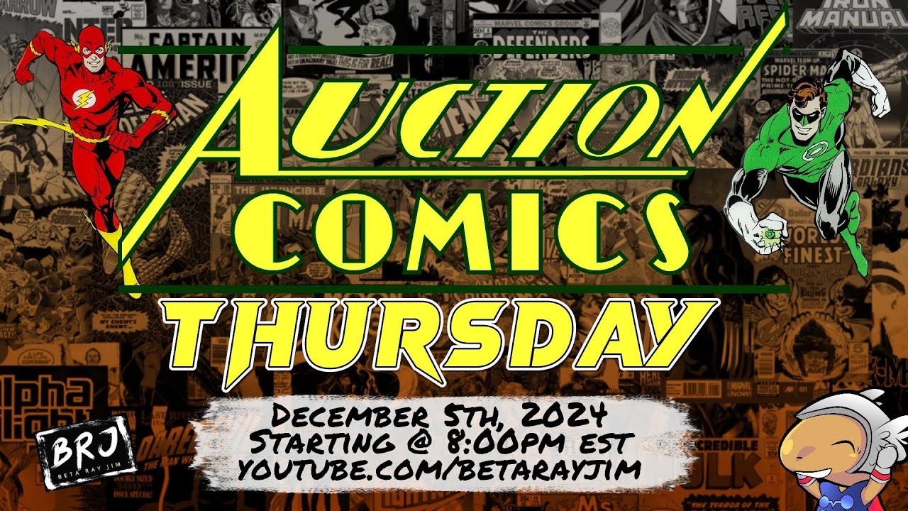 Part 2 Auction Comics Thursday Night Youtube
